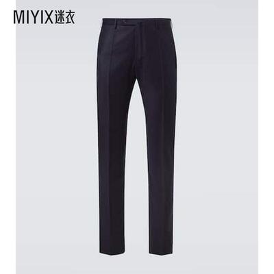 Slowear 男款初剪羊毛法兰绒修身长裤 迷衣时尚