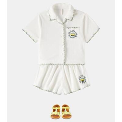 Zimmermann 兹默曼 女童 短裤 Tallow 棉混纺厚绒布童装