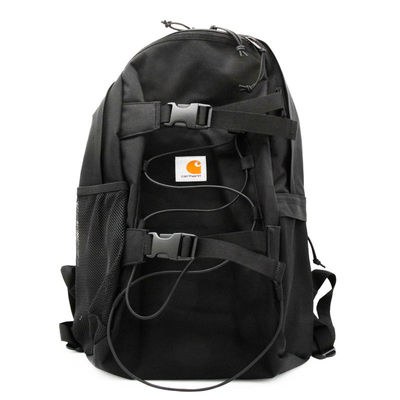 Carhartt WIP 卡哈特 男士 FW26 双肩包 KICKFLIP 黑色背包