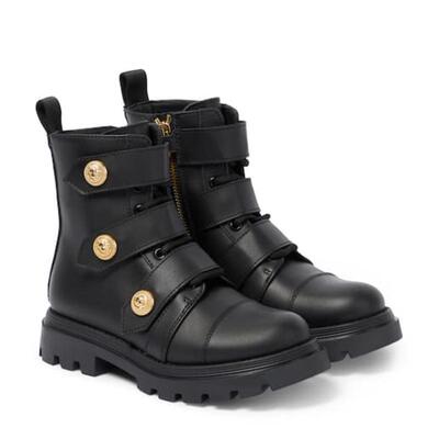 Balmain 巴尔曼 女童 靴子 精饰皮质童鞋