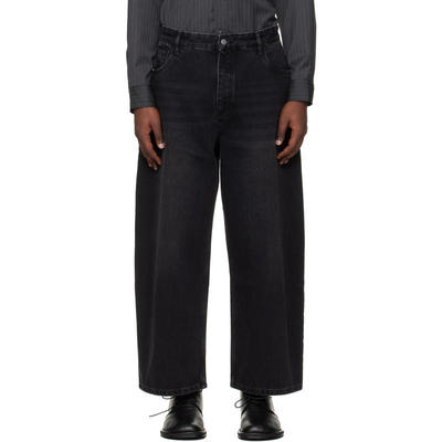Studio Nicholson 男士 牛仔长裤 黑色 Paolo 牛仔裤