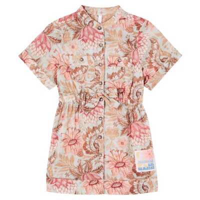 Zimmermann 兹默曼 女童 连身裤 Daylight 花朵棉质连衣裙童装