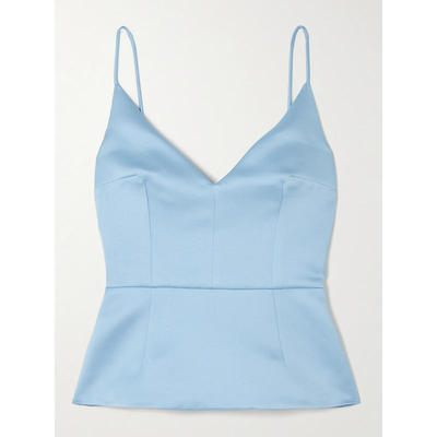 Emilia Wickstead 女士 上衣 Vero 丝硬缎收腰上衣