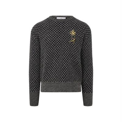 Vivienne Westwood 西太后 男士 FW26 毛衣 Checkmate 套头衫