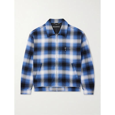 Wacko maria 男士秋冬新品 夹克 格纹牛津衬衫式夹克