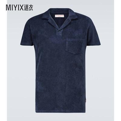 Orlebar Brown 男 toweling 厚绒布棉质Polo衫 迷衣时尚