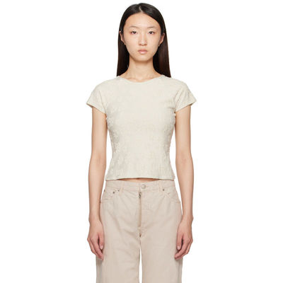 Paloma Wool 女士 T恤 灰白色 Fabri