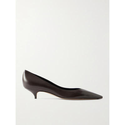 The Row 女士 SS26 高跟鞋 Liisa 皮质浅口鞋