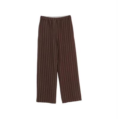 Alysi 女士 FW26 长裤 羊毛条纹阔腿裤子