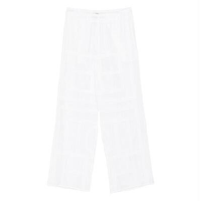 Totême 女士 FW25 长裤 松紧腰休闲裤