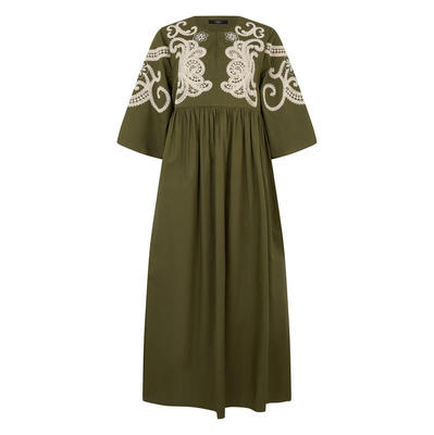 Weekend Max Mara 女士 SS26 中长连衣裙 DETAILS 长款刺绣连衣裙