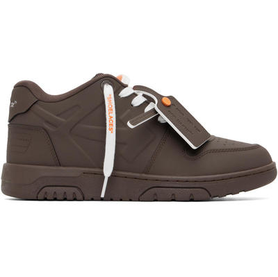 Off-White 男士 SS26 运动鞋 棕色 Out Of Office Molded