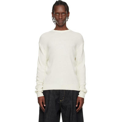 Studio Nicholson 男士 毛衣 灰白色 Portland Knit