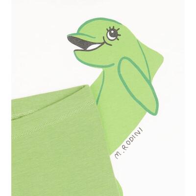 Mini Rodini 婴儿 婴儿装 Dolphin T-shirt 短裤套装童装