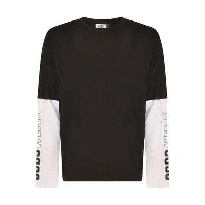 GCDS 男士 FW25 T恤 Wear 印花长袖