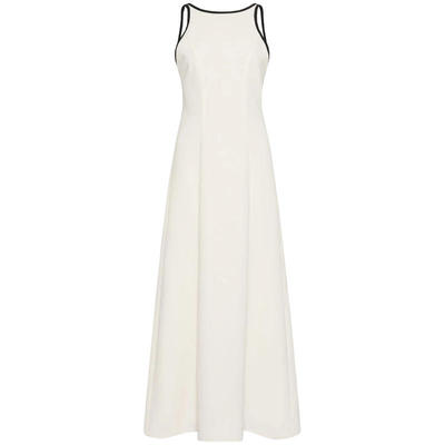 Marella 女士 SS26 中长连衣裙 MLTSAPORE 白色聚酯长款连衣裙