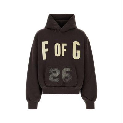 Fear Of God 男士 SS26 T恤 棕色棉质运动衫