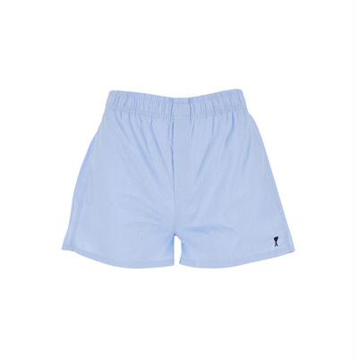 Ami Paris 男士 SS26 短裤 AMI Ami De Coeur 徽标刺绣