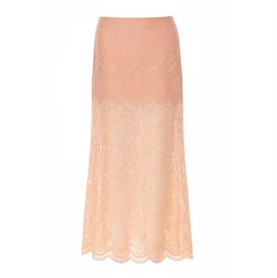 Rabanne 女士 SS26 半身裙 GONNA 中长(PIZZO)