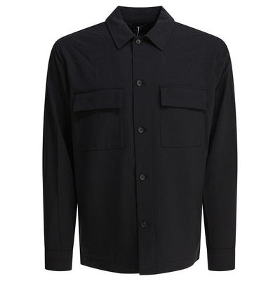 Vince 男士 FW25 夹克 ELASTANE 黑色聚酯羊毛