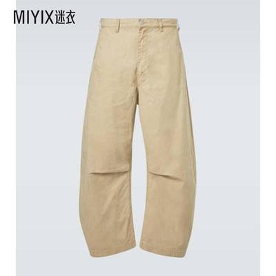 Comme des Garçons 男款barrel-leg 中腰棉质长裤 迷衣时尚