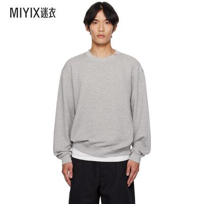 The Elder Statesman 男款灰色 Daily Crew 套头衫 迷衣时尚