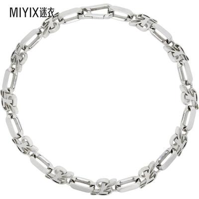 Vitaly 男款银色 LUAR 联名 Chain_02 项链 迷衣时尚