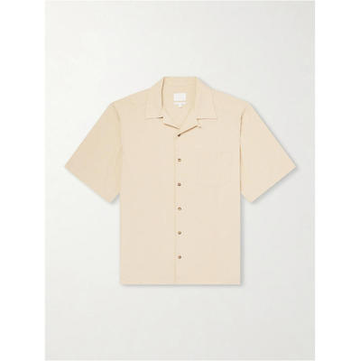 A.P.C. 男士 SS26 衬衫 Jude Camp-Collar 有机棉麻混纺