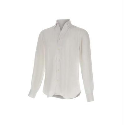 BARBA Napoli 男士 SS26 衬衫 Barba Culto 纽扣亚麻