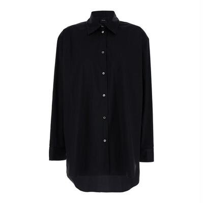 Plain. 女士 FW25 衬衫 纯色超大长