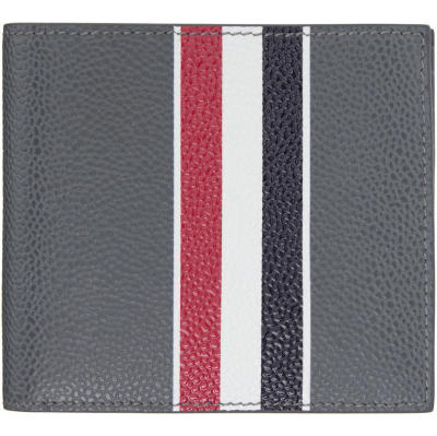 Thom Browne 汤姆·布朗 男士 钱包 灰色 RWB Stripe Billfold