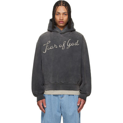 Fear Of God 男士 卫衣 黑色 26 Classic Half Raglan 连帽衫