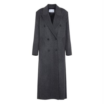 The Frankie Shop 女士 FW26 大衣 GAIA 羊毛双排扣
