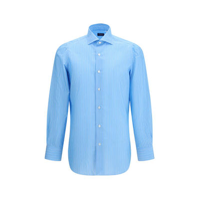 Finamore 1925 男士 衬衫 170 A DUE 常规条纹棉质(EGYPTIAN)