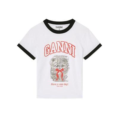 Ganni 甘尼 女士 SS26 T恤 