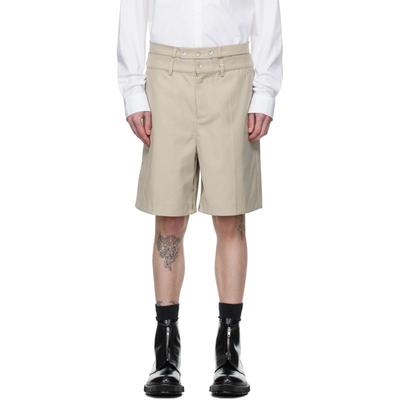 C2H4 男士 短裤 米色 Intellectual Tailored 短裤