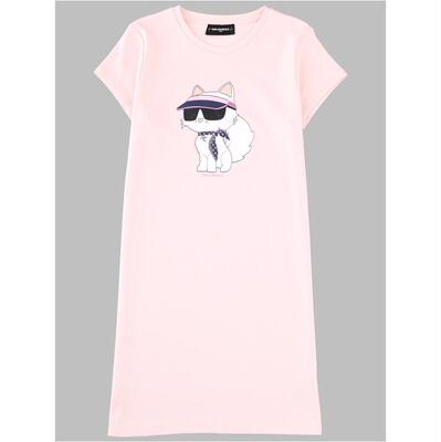 Karl Lagerfeld 卡尔·拉格斐 女童 连衣裙 VESTITO 长款T恤童装