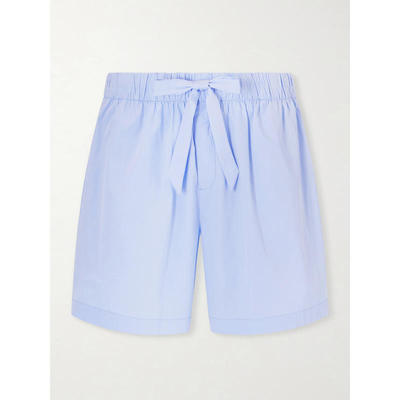 Tekla Fabrics 男士 SS26 睡衣 直筒有机棉质府绸短裤