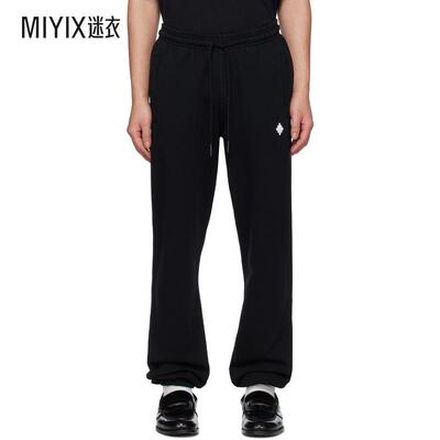 Marcelo Burlon男士 黑色 Cross 运动裤 迷衣时尚