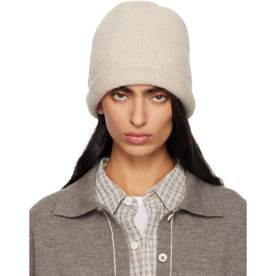 Lauren Manoogian 女士 毛线帽 米色 Crown 毛线帽
