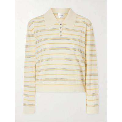 LESET 女士 FW26 POLO衫 James 条纹美利奴羊毛