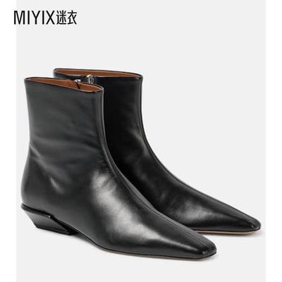 Paris Texas 女款Bettina 25 皮质短靴 迷衣时尚