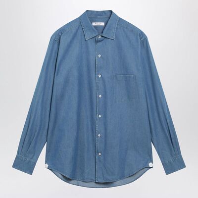 Loro Piana 诺悠翩雅 男士 衬衫 ANDRé 棉质超石磨水洗牛仔布