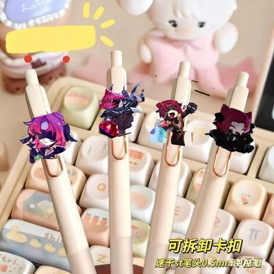 蛋仔派对逃出惊魂夜梵蒂亚按动中性笔影爪梵蒂娅学生考试黑笔