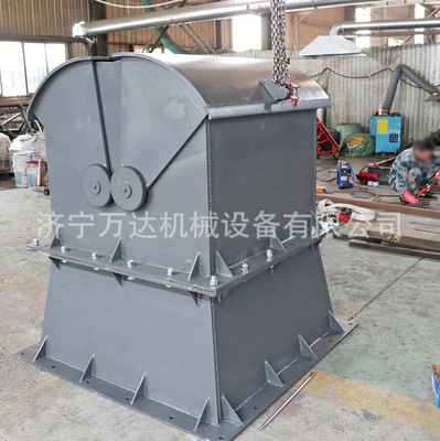 煤矿电液动推杆腭式闸门 大口径卸料放料阀弧形鄂式闸阀放料阀