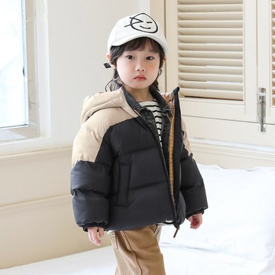 宝宝羽绒服男童加厚2024冬季新款儿童羽绒服短款外套1-3-6岁23916