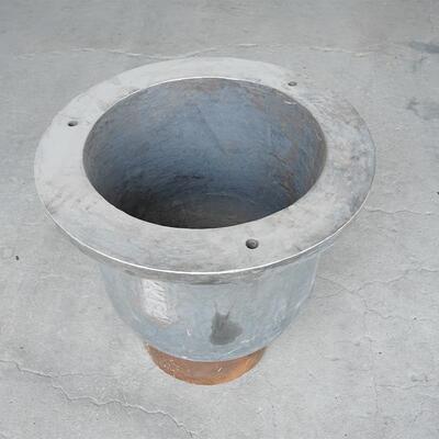 不3锈钢铝合金坩埚复坩合钢板坩埚不锈钢埚EJR00kg容量