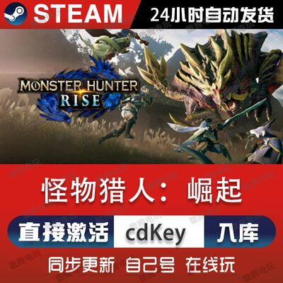 Steam正版KEY 怪物猎人:崛起 国区CDK激活码 激活码入库 现货秒发