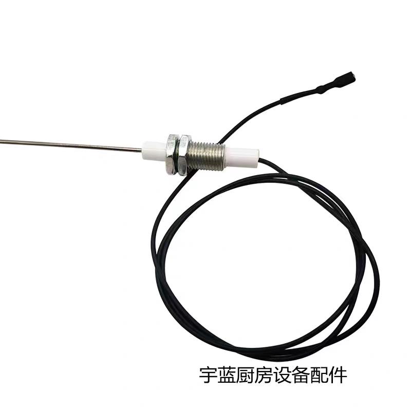 烧烤炉火炉AA双出1.5V脉冲点火器 蒸箱电子打火器螺纹点火针带线