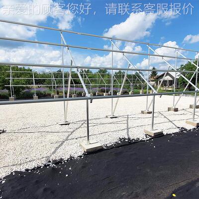 大型地面太阳项目太安装光伏能地VOP面支架 水墩泥基础阳能支架套